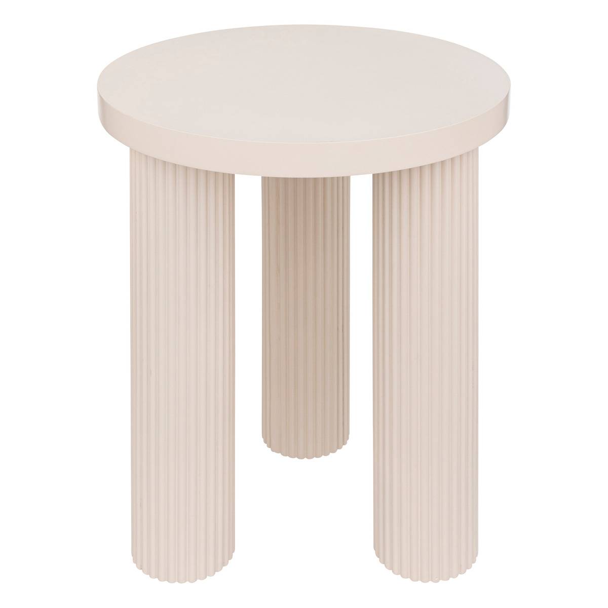 Table à café Tella beige D40cm - Atmosphera créateur d'intérieur ...