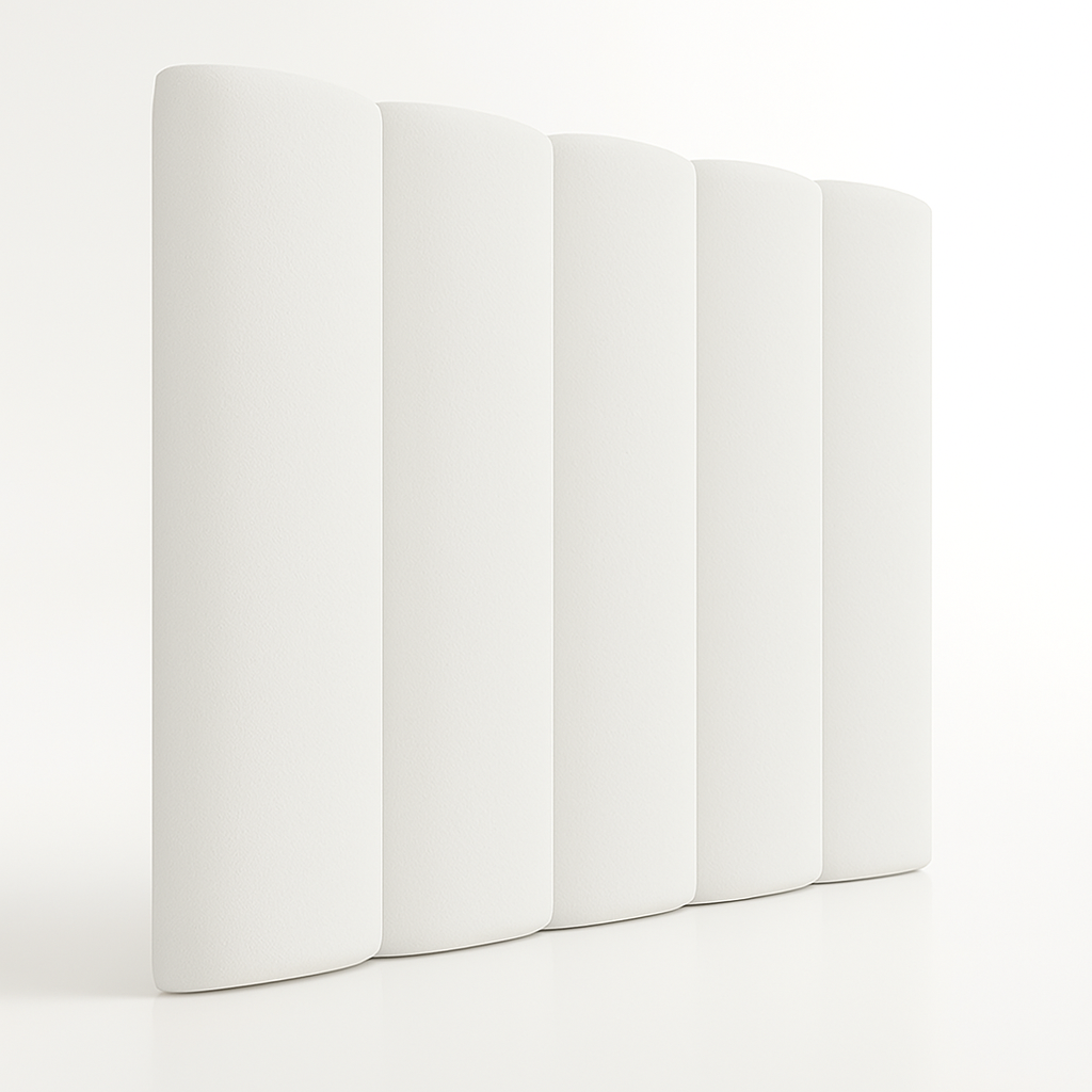 Tête de lit tapizado Duna Acolchado color blanc Design élégant para ...