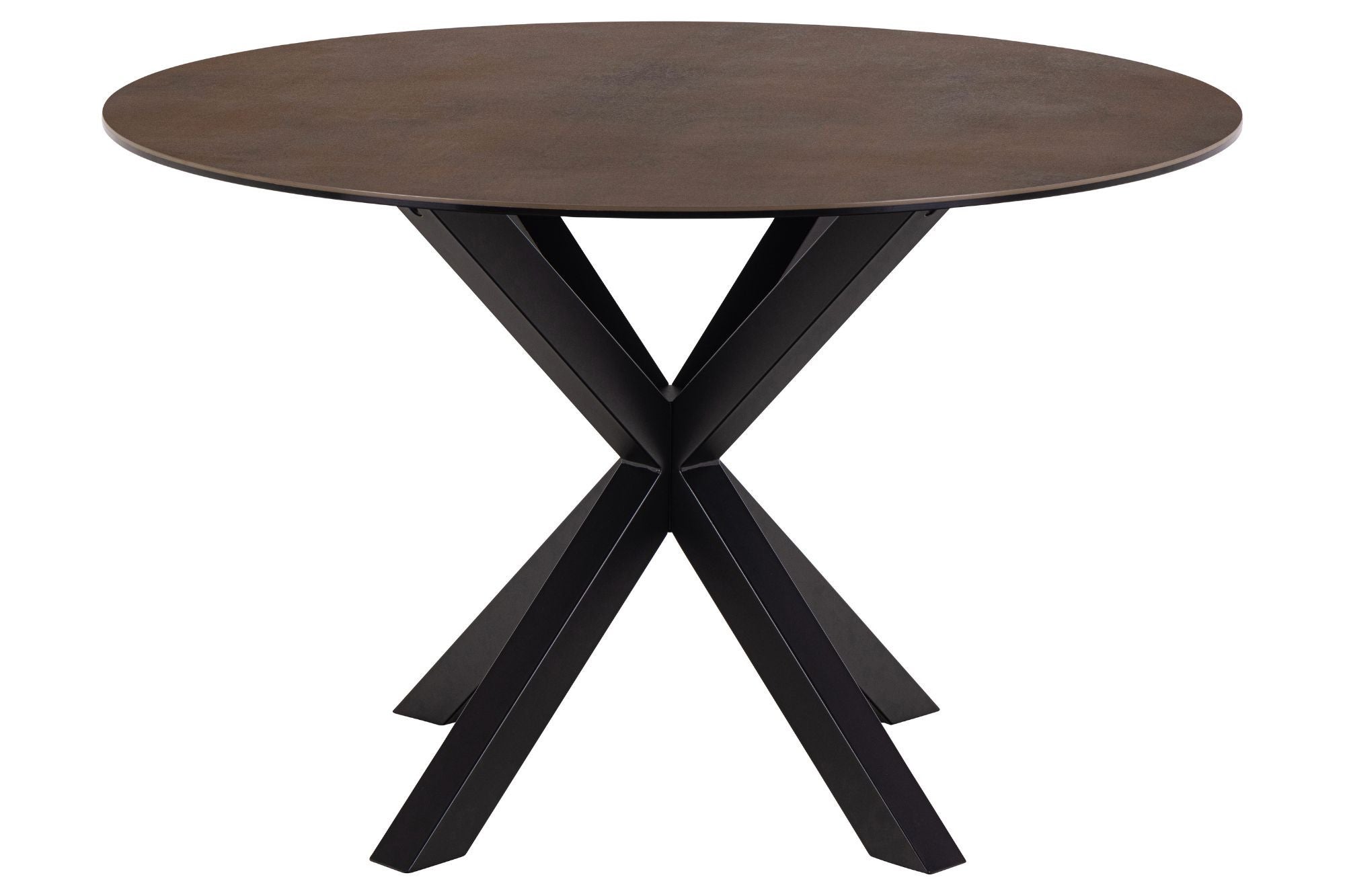 Table de salle à manger ronde en céramique L119 4 personnes - NEIVA ...