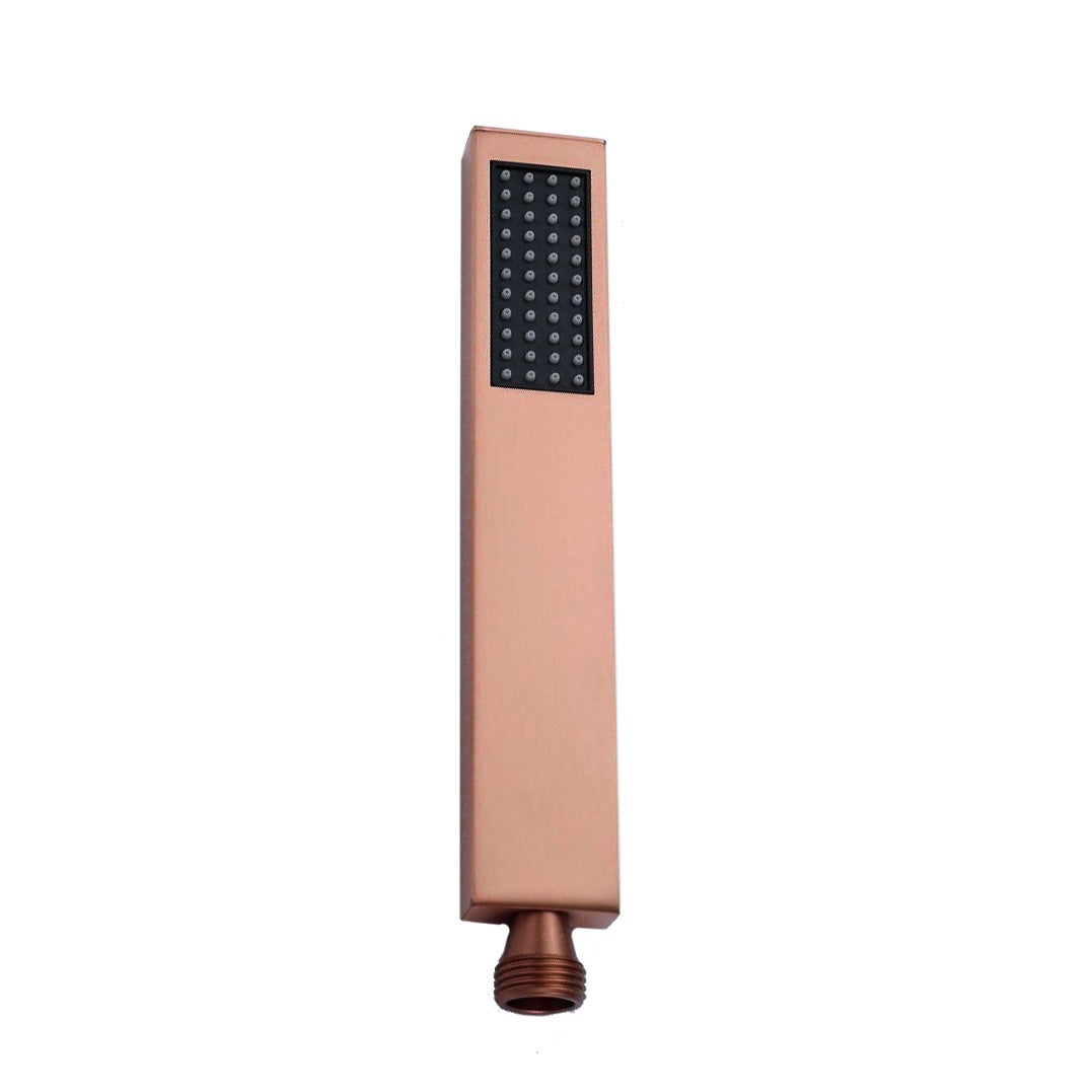 Ducha teléfono en latón oro rosa cepillado - Sirius | Leroy Merlin