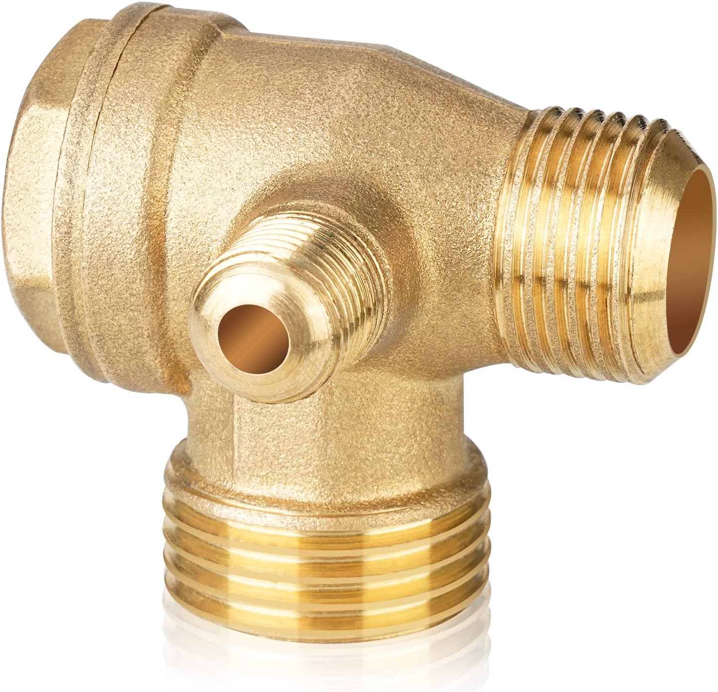 Clapet Anti-Retour Laiton 3 Voies - Compresseur d'Air Unidirectionnel ...
