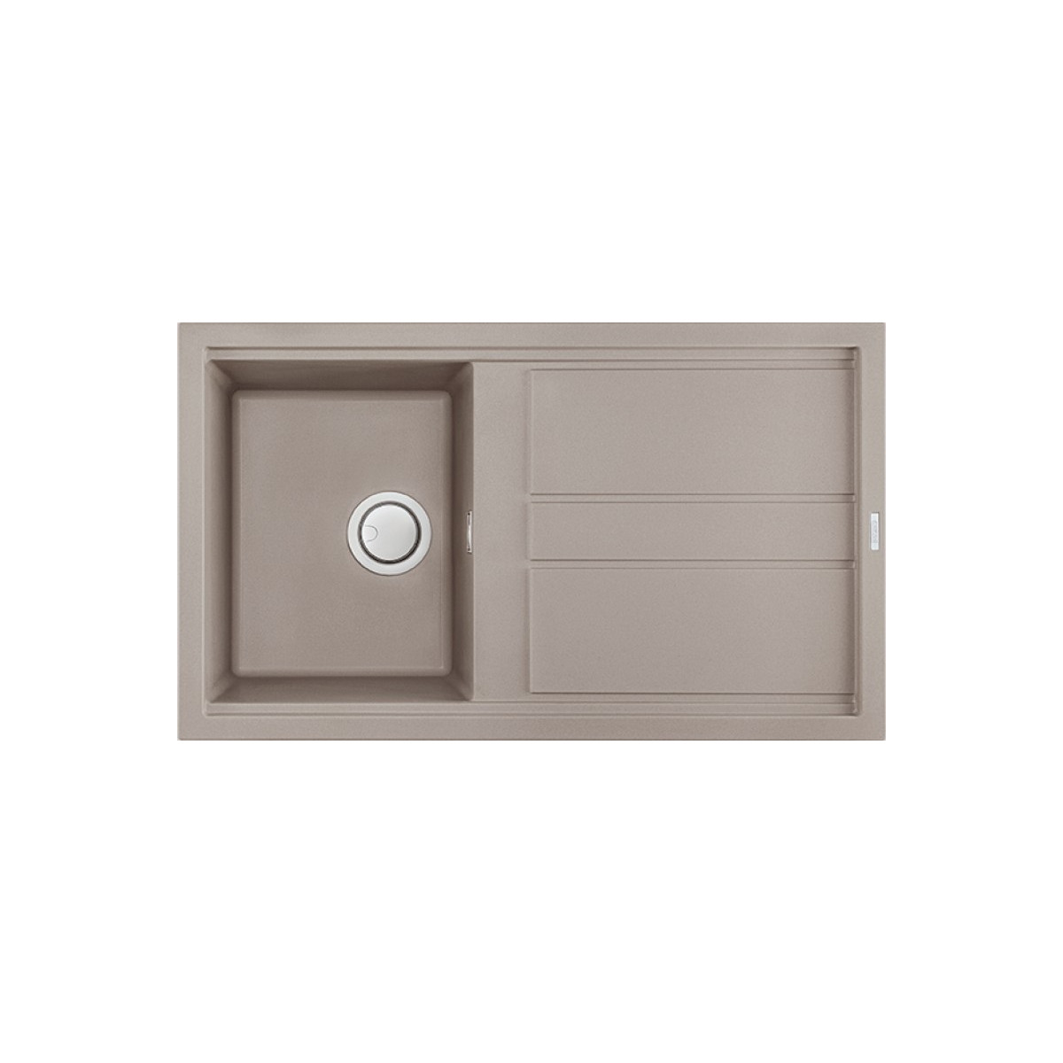 Elleci Best 400 G43 Rangement au-dessus de l’évier Rectangulaire Granitek | Leroy Merlin