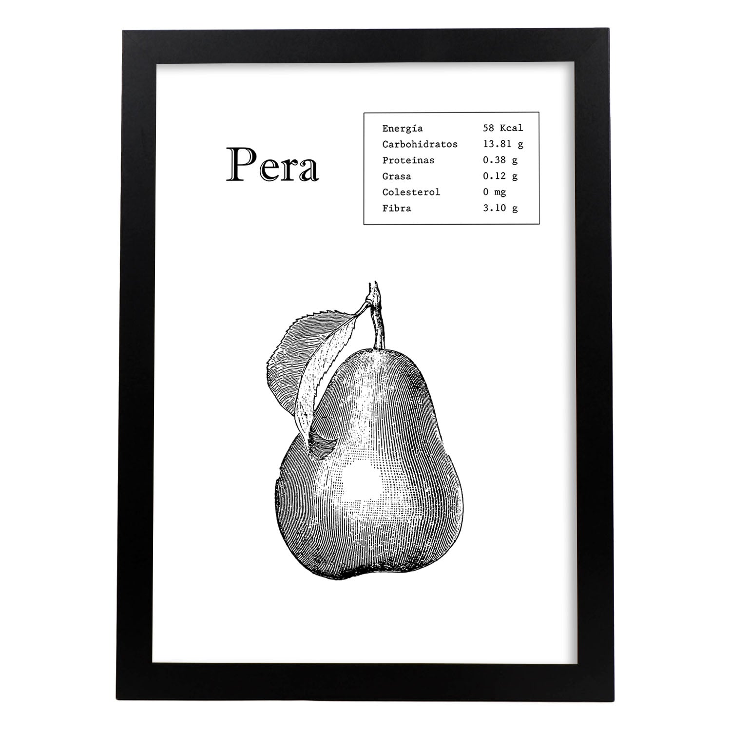Poster Di Pera. Frutta E Verdura. Senza Cornice A3 | Leroy Merlin