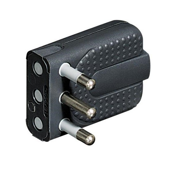 Bticino S2466TGE Space-saving Flying Corner Plug, 250 V | Leroy Merlin