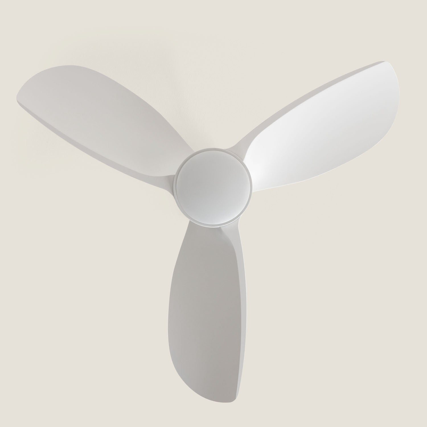 Ventilateur de Plafond LEDKIA LIGHTING Poros Evo Blanc avec Lumière LED ...