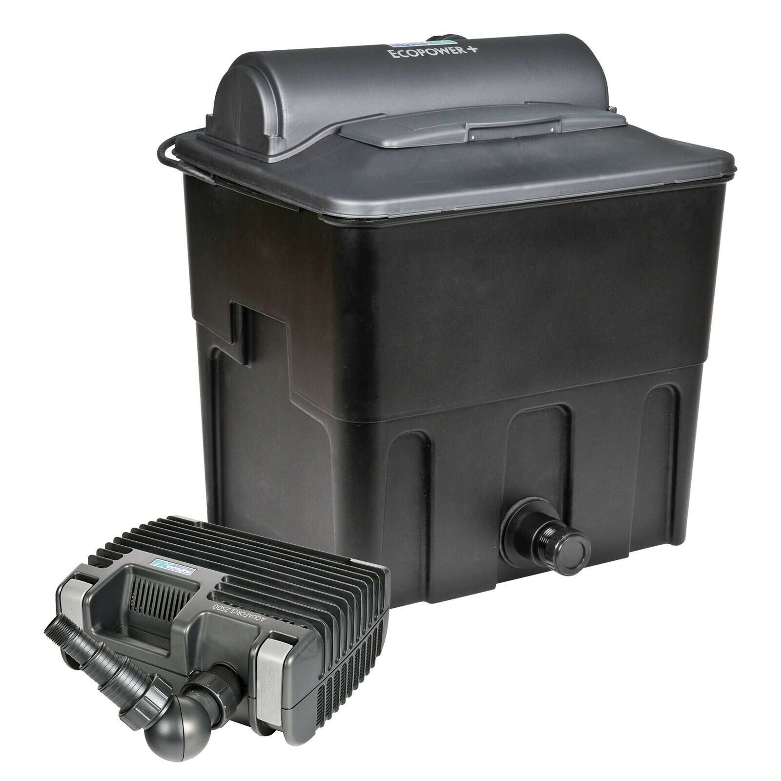 Kit filtre de 8000 litres 2500l/h pompe 8 watts clarificateur UV 16 ...