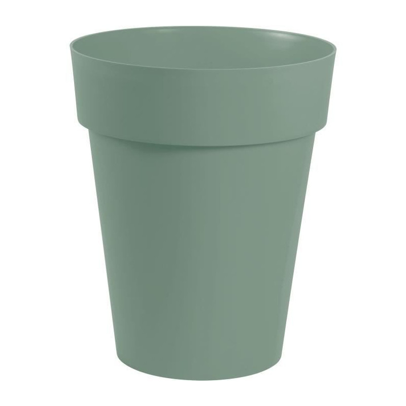 Pot de fleurs en plastique Toscane vert laurier - Ø 44 cm - Eda | Leroy ...