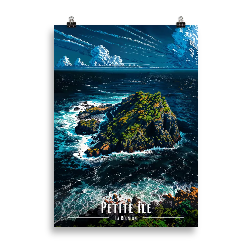 Affiche de La Réunion 'Petite Île' | Leroy Merlin
