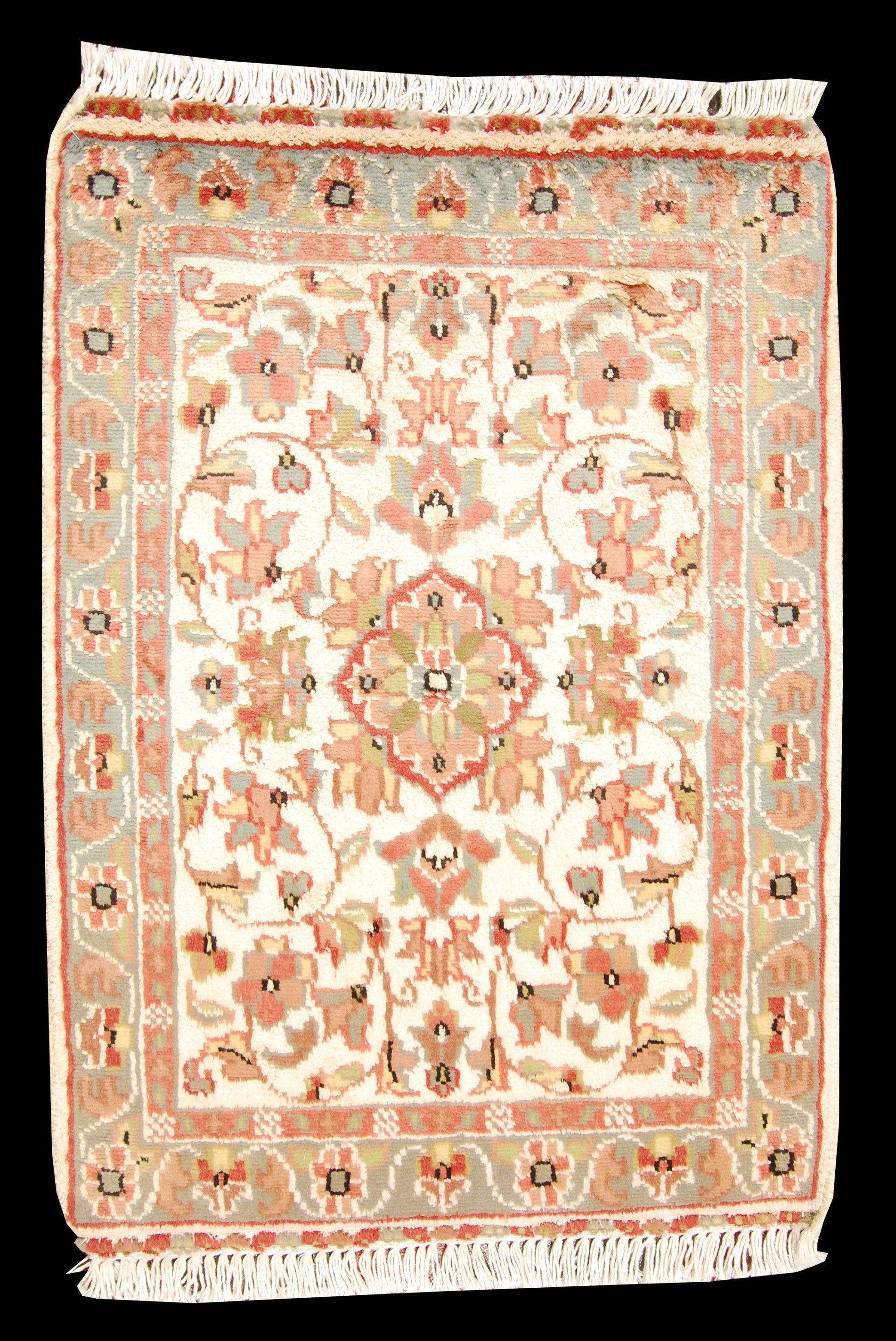Kashmir Wool Carpet CM 60x40 Pakistan Rugs | Leroy Merlin