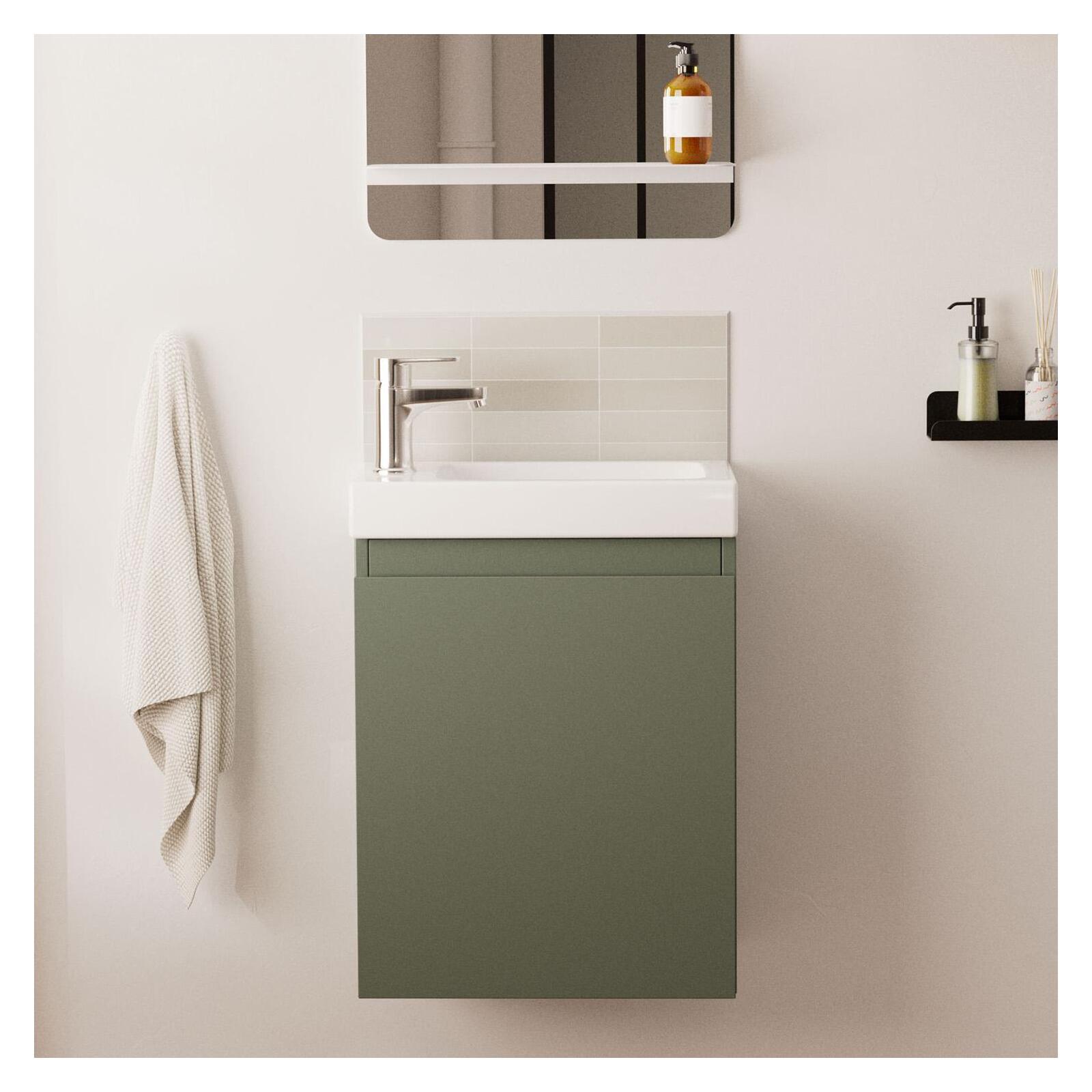 Meuble lave-mains LISA + robinet chromé | Leroy Merlin