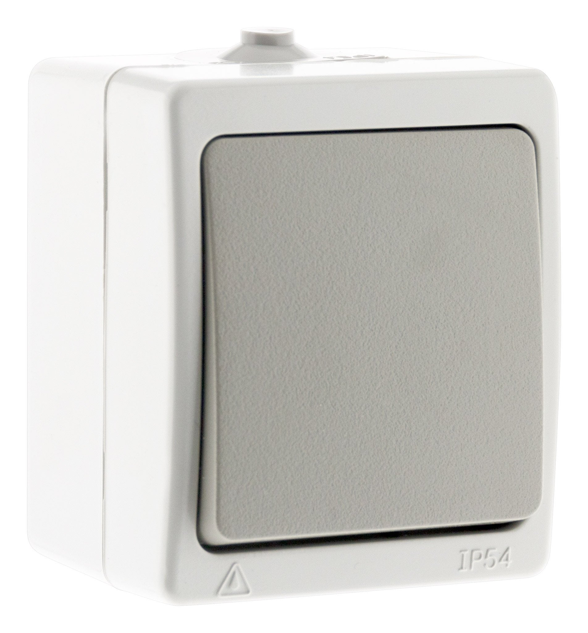 Conmutador simple IP54 de superficie - Gris - Akya - Zenitech | Leroy ...