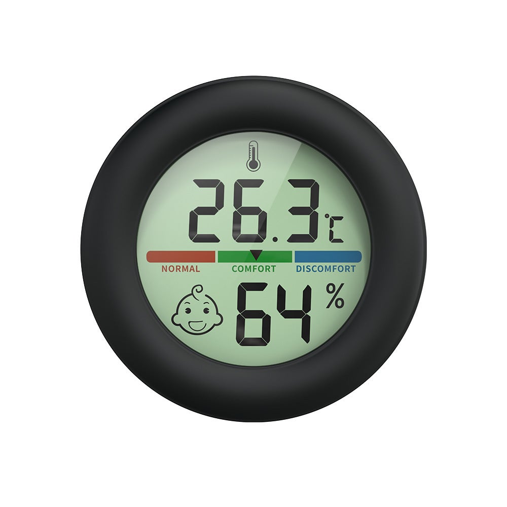Monitor higrómetro termómetro electrónico redondo de alta precisión ...