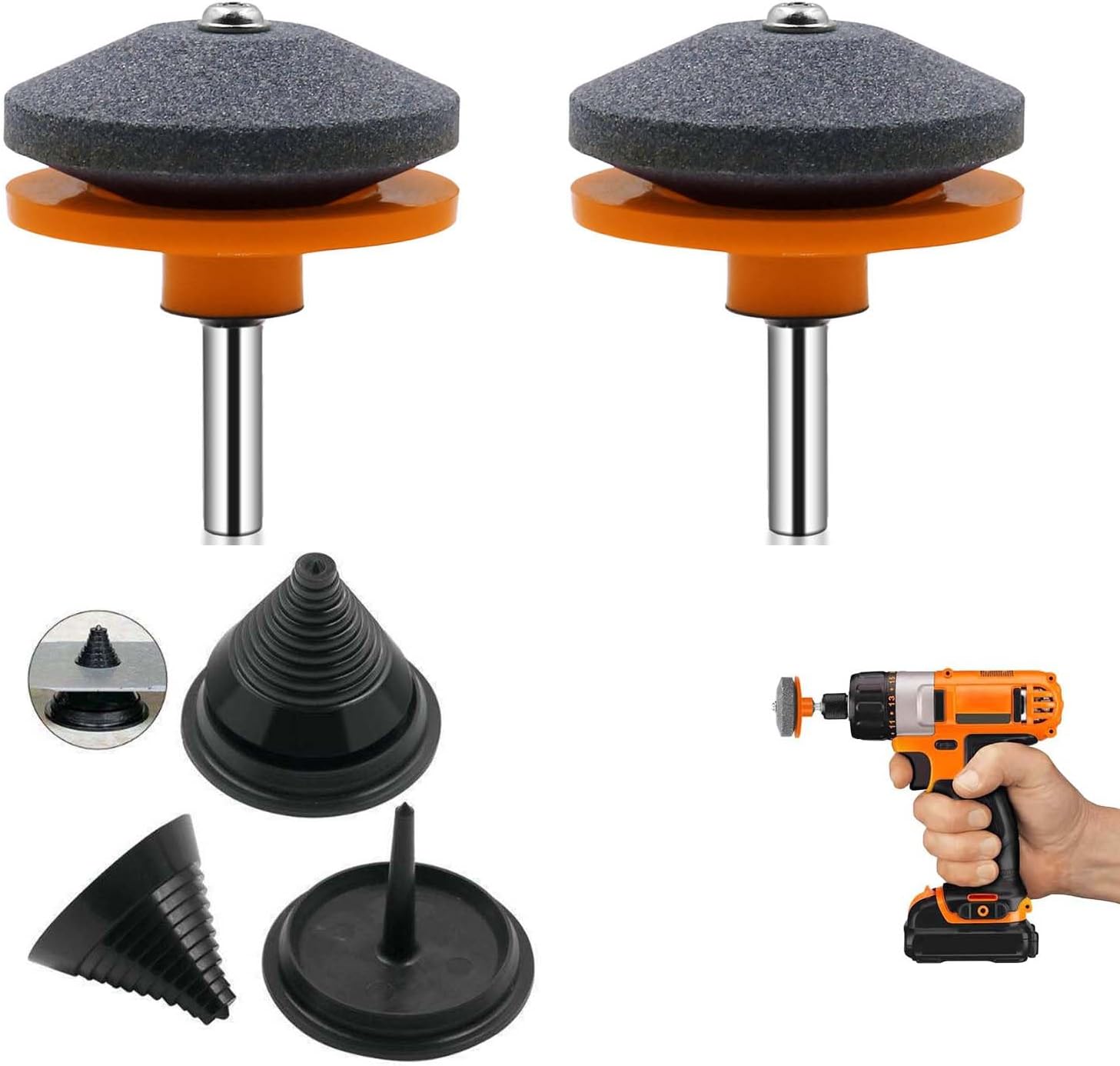 Afilador de bordes - Afilador de cuchillas de acero y óxido de aluminio ...