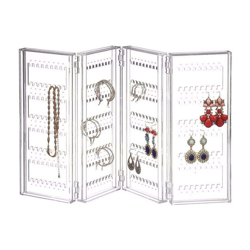 Support de support d'écran de boucle d'oreille pliable, porte-bijoux à ...