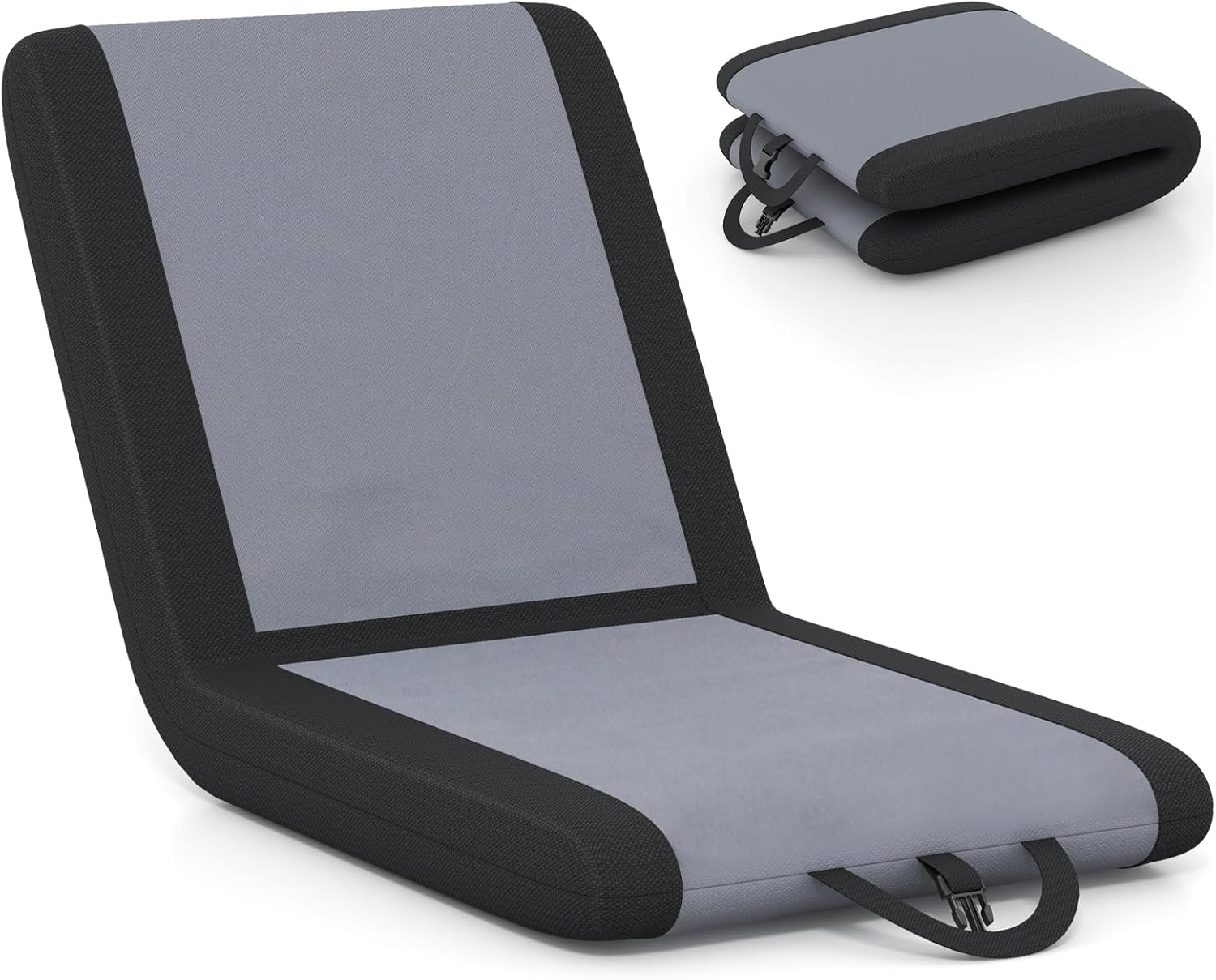 Silla de Suelo Plegable, Sillon Lectura con Respaldo Ajustable en 6 ...