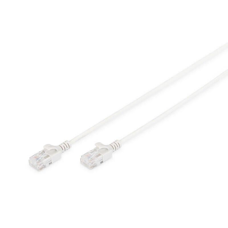 C ble r seau Digitus rj45 u/utp cat.6 2m gris | Leroy Merlin