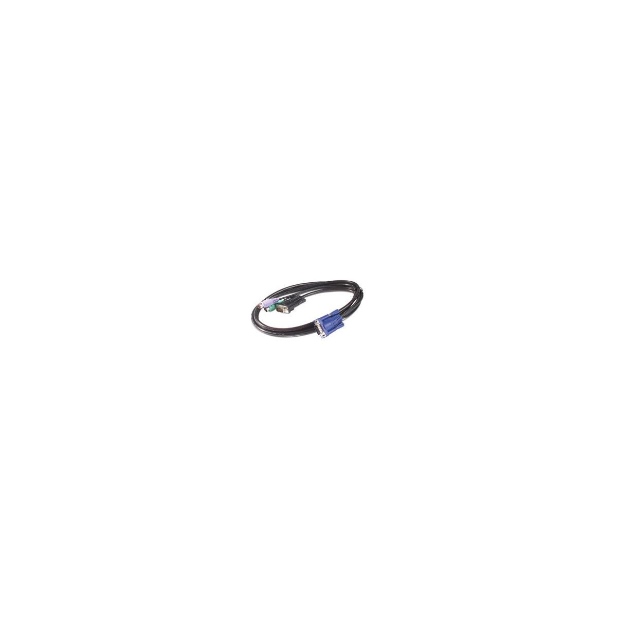 APC KVM PS/2 Cable - 3 ft (0.9 m) Noir 0,91 m | Leroy Merlin