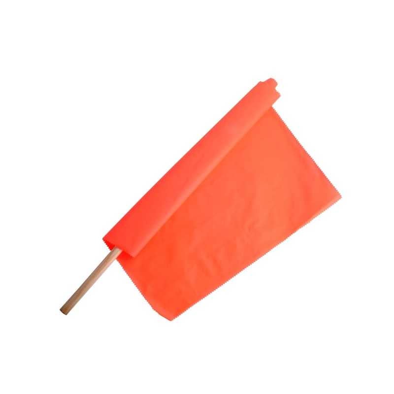 Drapeau de signalisation Orange Fluo 60X80 3G | Leroy Merlin