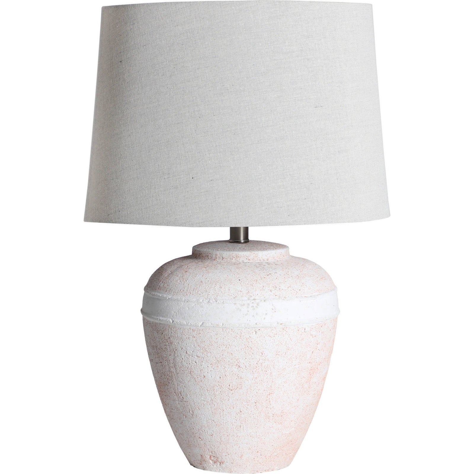 Lampe de table Helina style provençal blanc 40 x 40 x 62 cm Blanc cassé ...