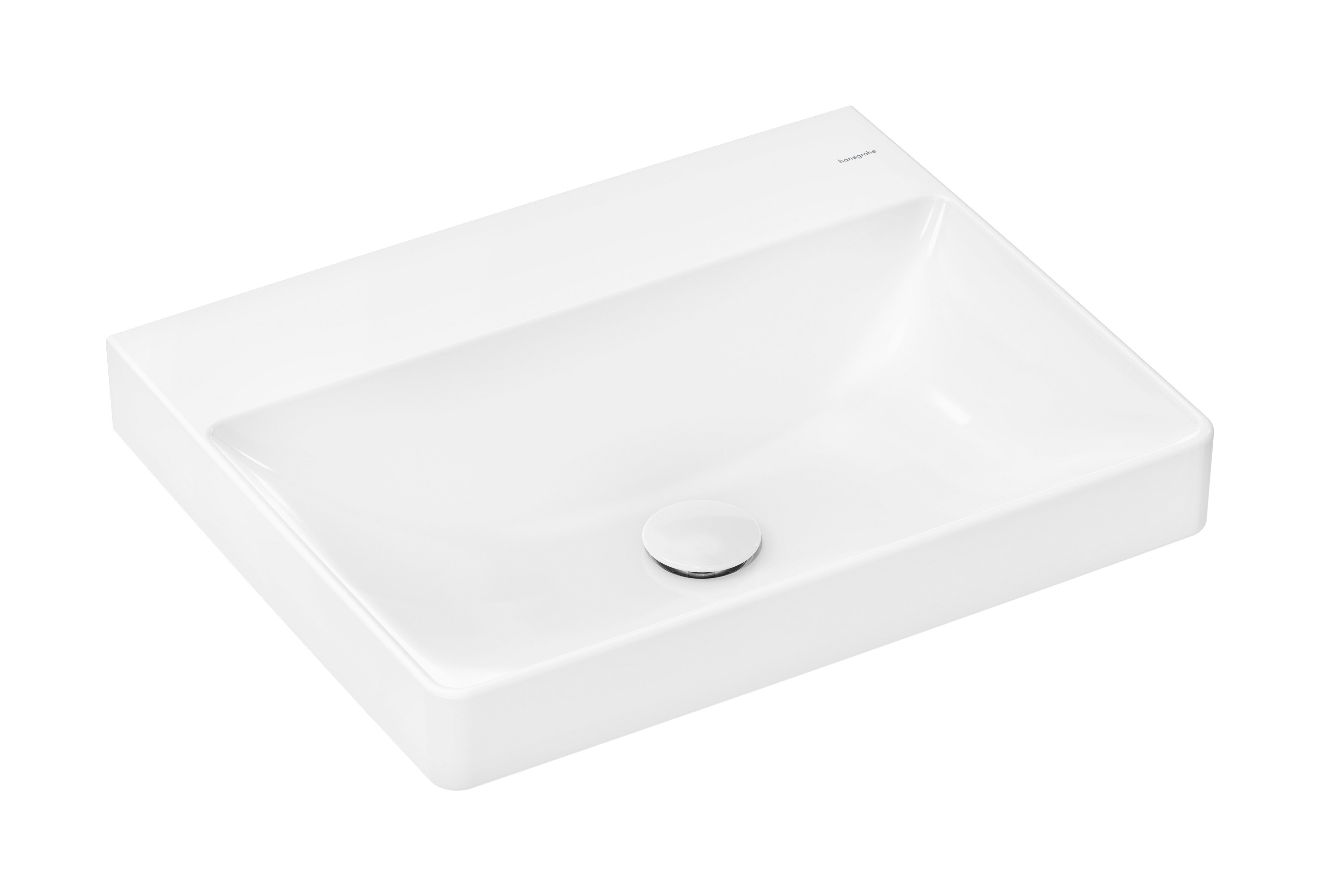 Hansgrohe Xelu Q lavabo, 600x480, suspendu, sans trop-plein, blanc ...