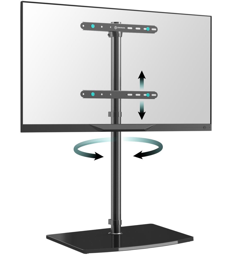 ONKRON Soporte TV para Pantalla 30"-60", Universal hasta 41 kg - Pie de Televisión Portátil Máx ...