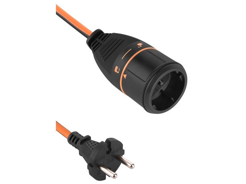 Rallonge électrique de jardin sans terre L. 20m ho5vvf 2x1.5 | Bricoman