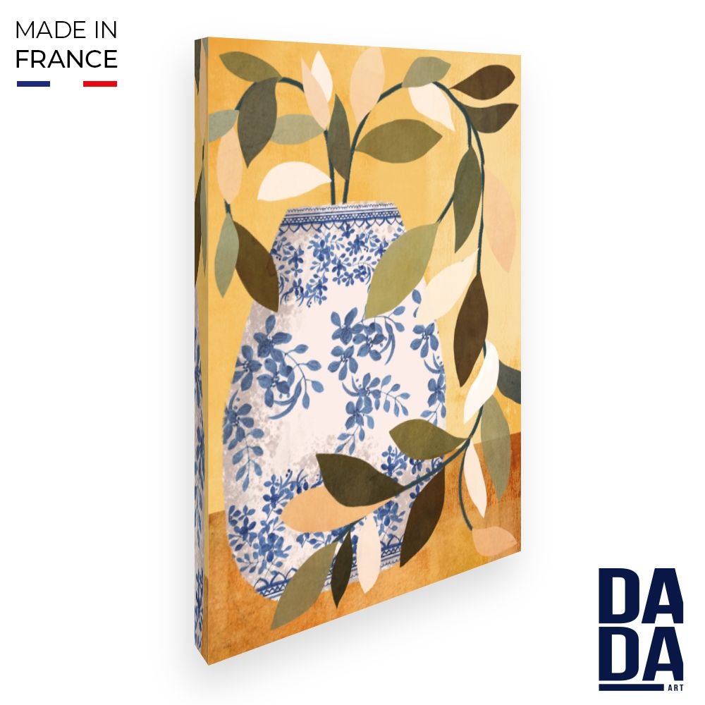 Toile Vase fleurs / 60x90cm / Fabriqué en France / DADA ART | Leroy Merlin