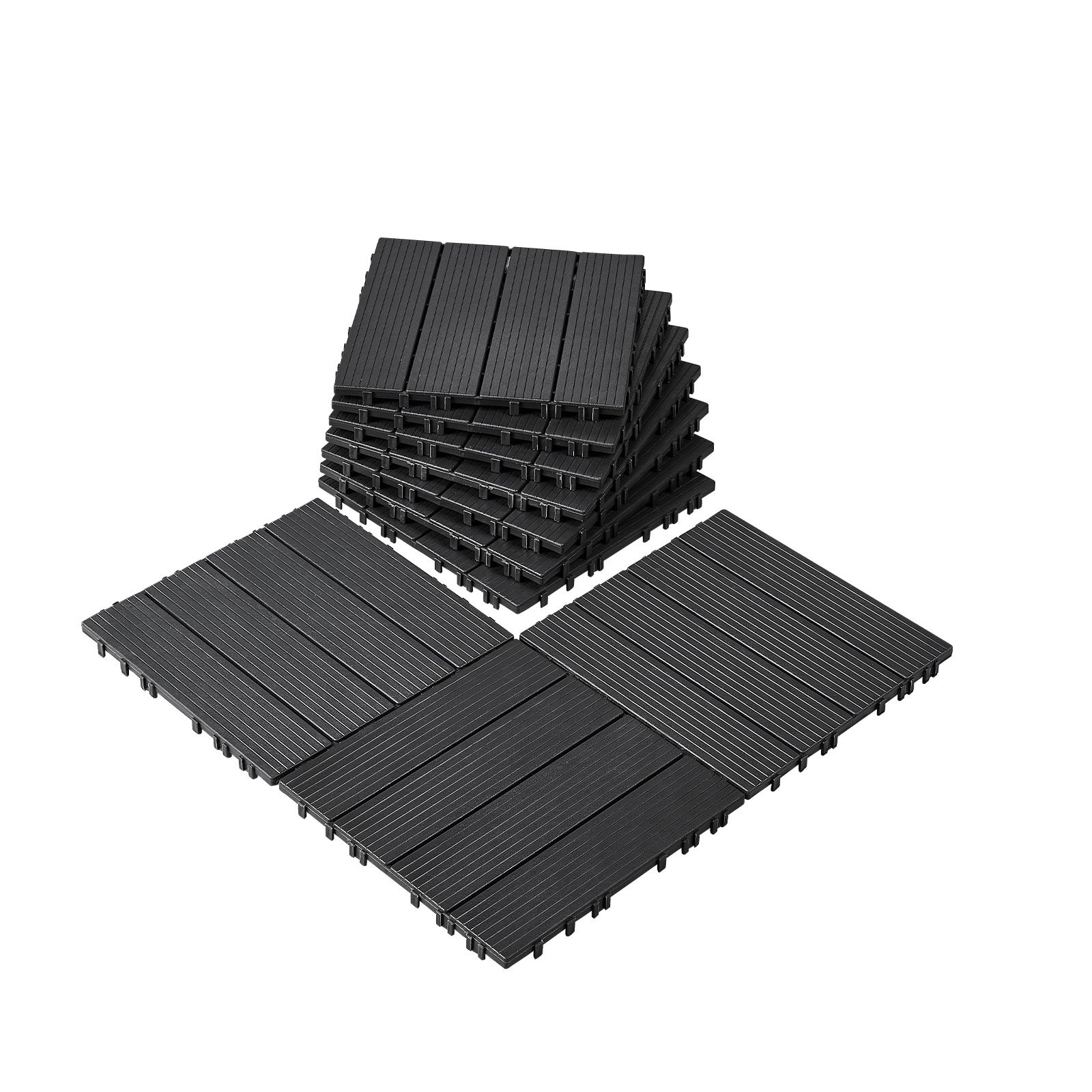 VEVOR Baldosas Terraza Encastrables 36 pcs, Revestimiento Suelo ...