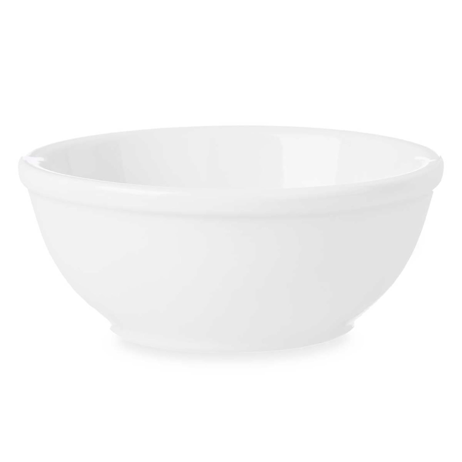 PACK 6 BOWLS PORCELANA REDONDO 13 CM 13x13x5 Cm. Color: Blanco DAM ...