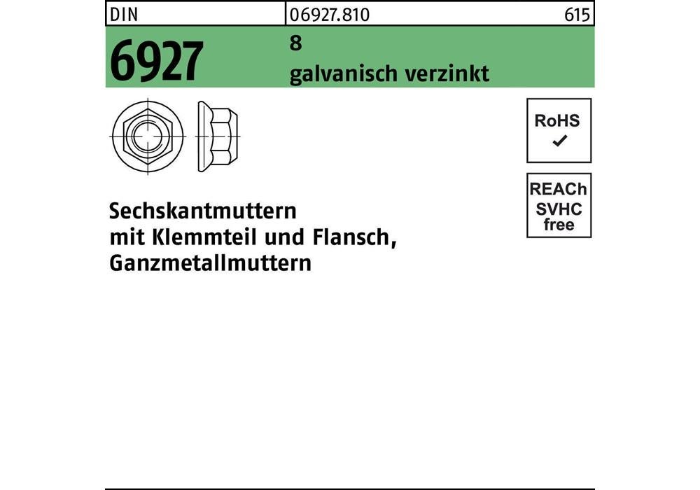 DIN 6927 m.Klemmteil/Flansch | Leroy Merlin