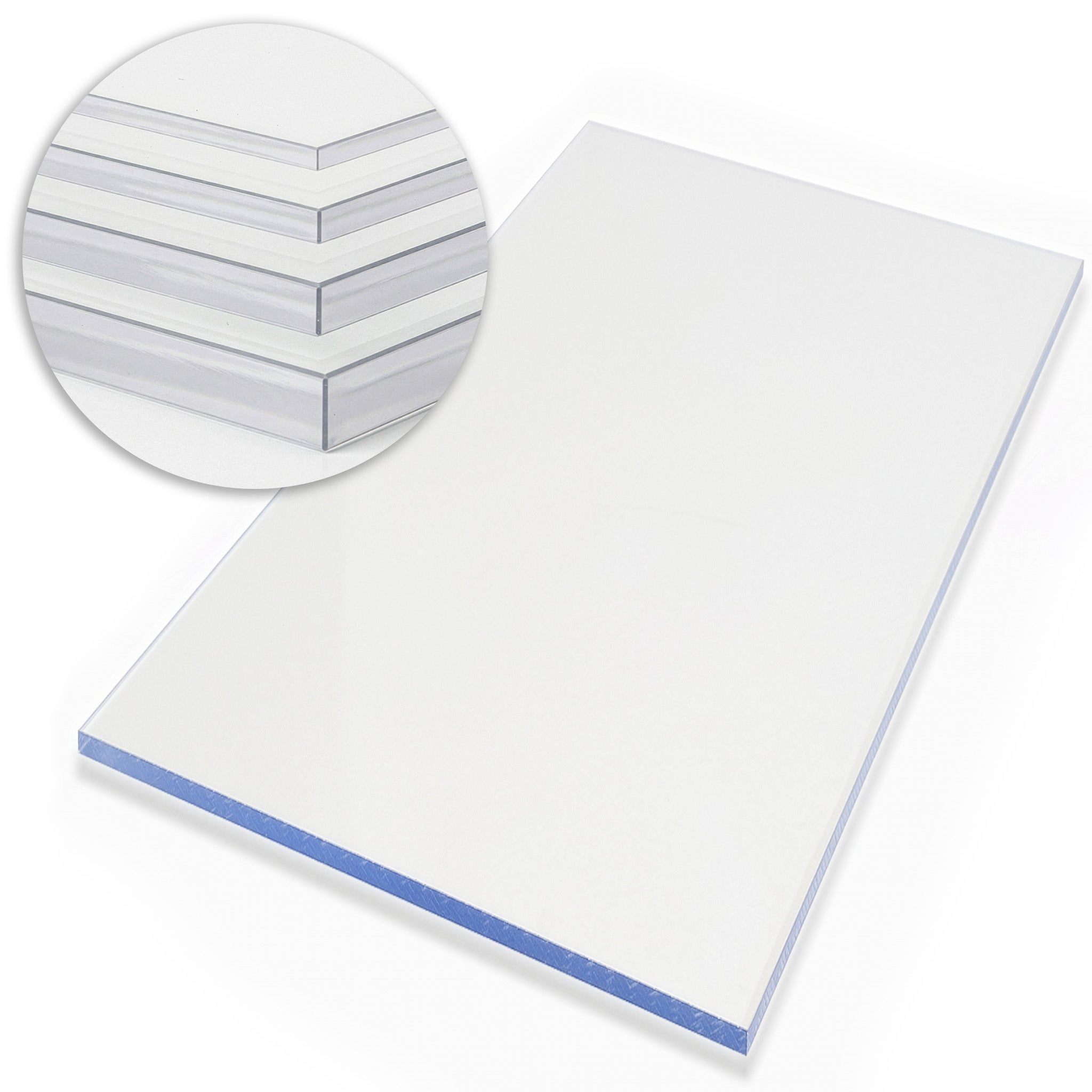X 1 Plaque polystyrène transparent 4,6 mm, 150 x 50 cm | Leroy Merlin