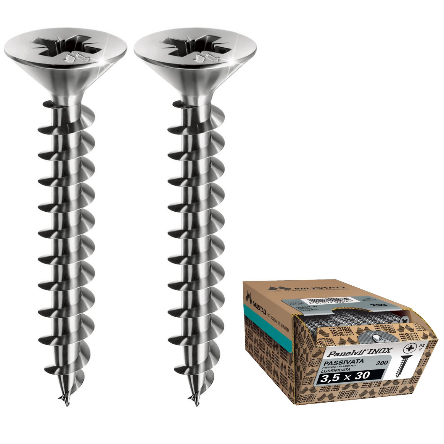 Vis Panelvit INOX Anticorrosion pour Espaces Extérieurs, Marin et ...