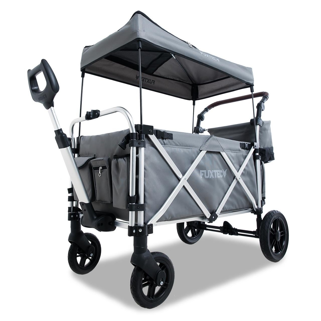 Chariot de transport pliable gris - FUXTEC Super Cruiser + - extension ...