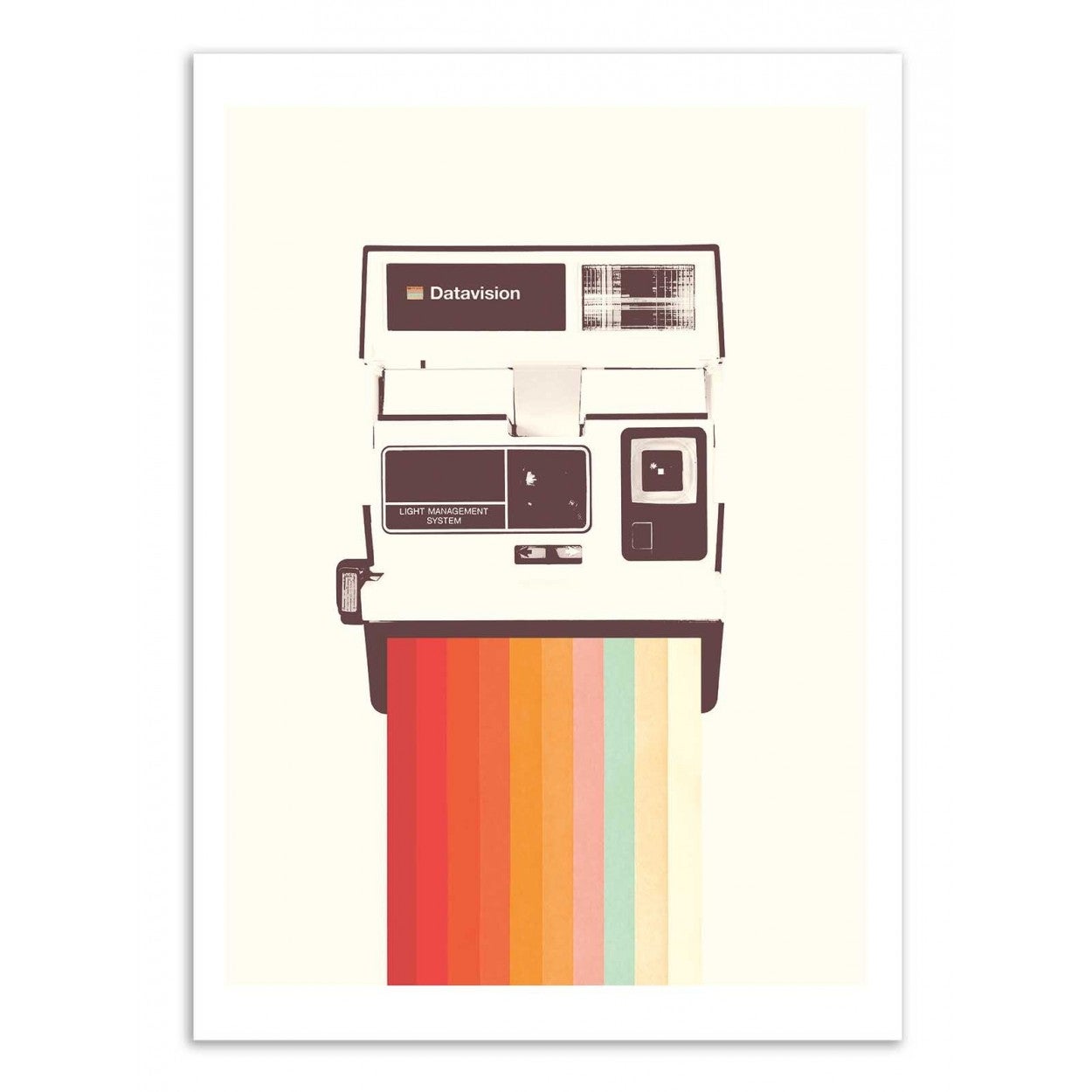 Art-Poster - Instant Camera Rainbow - Florent Bodart - 50 x 70 cm ...