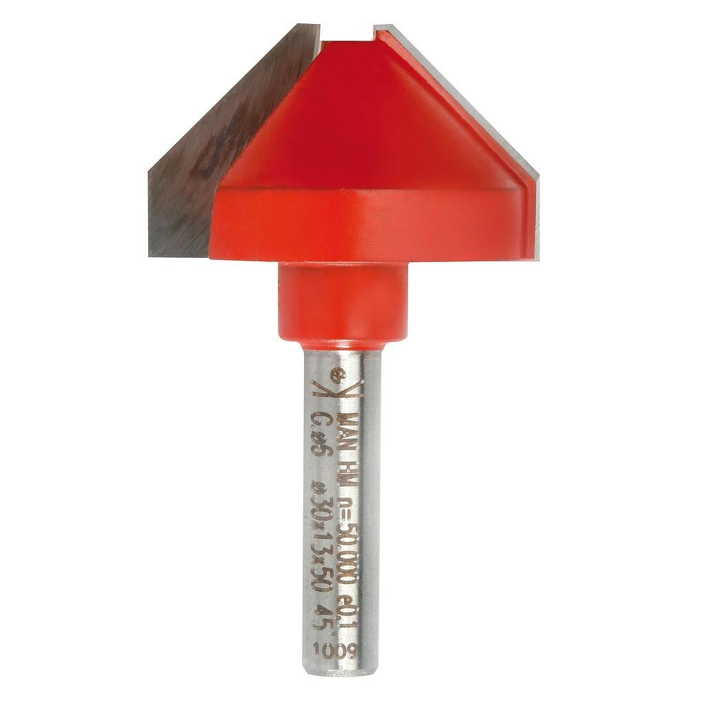 Fraise D'affleureuse Chanfrein Q8xd30xl50xr45° Sidamo | Leroy Merlin