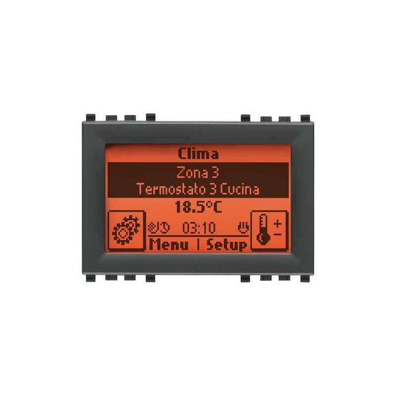 21509 Pantalla táctil central 3m Gris Eikon Evo | Leroy Merlin