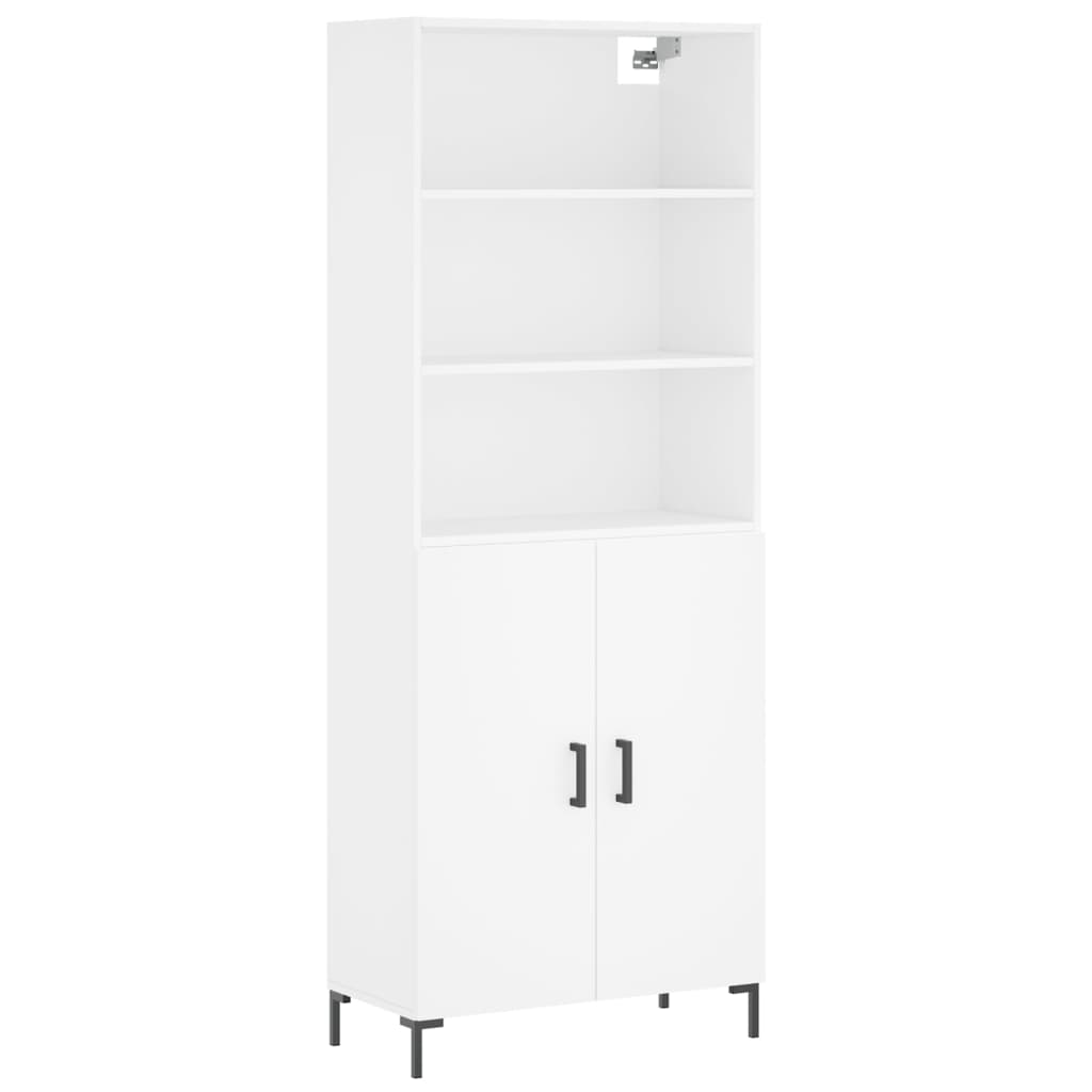 Buffet haut contreplaqué blanc 69,5x34x180 cm | Leroy Merlin