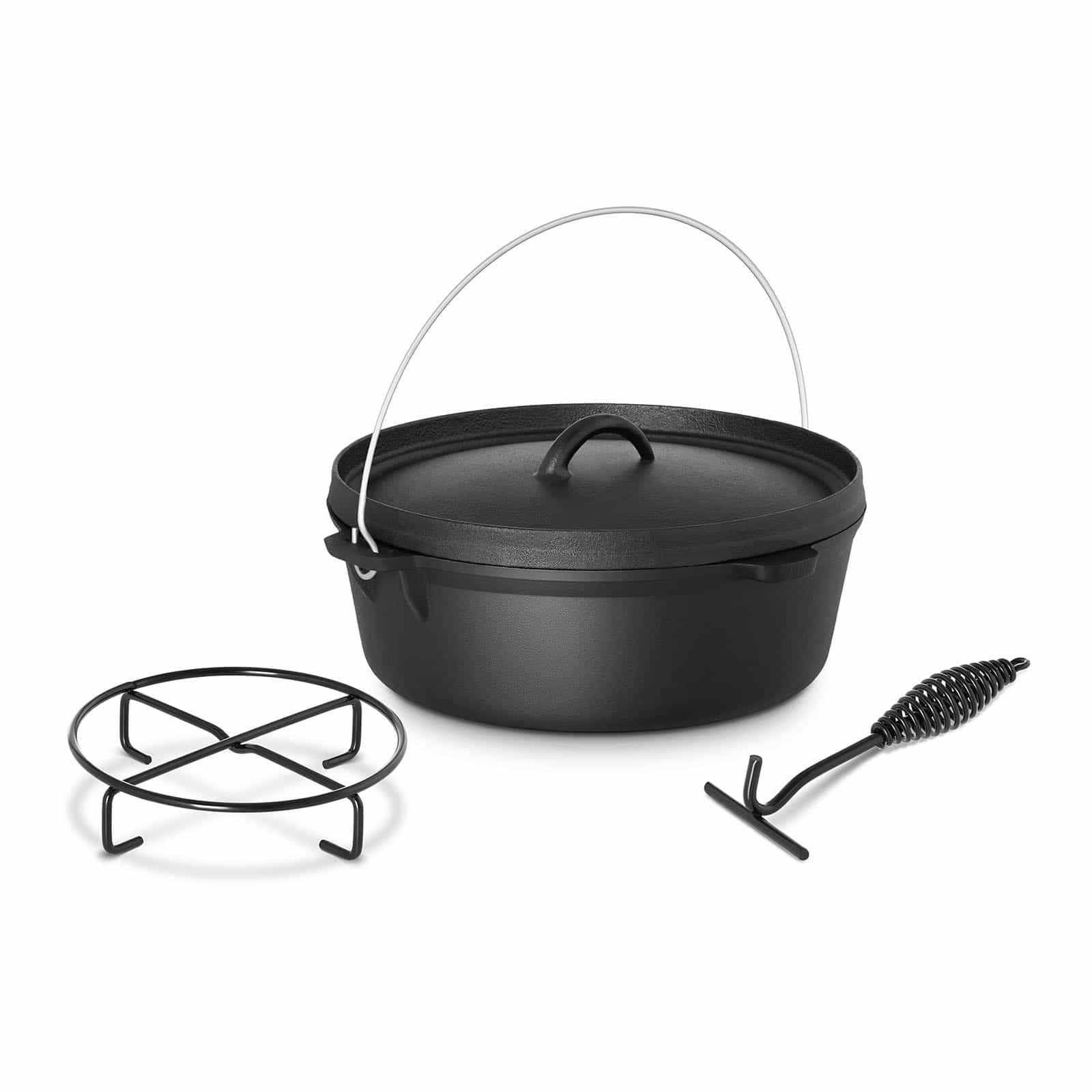 Cocotte Marmite En Fonte Faitout Fonte Dutch Oven Néerlandais Avec ...