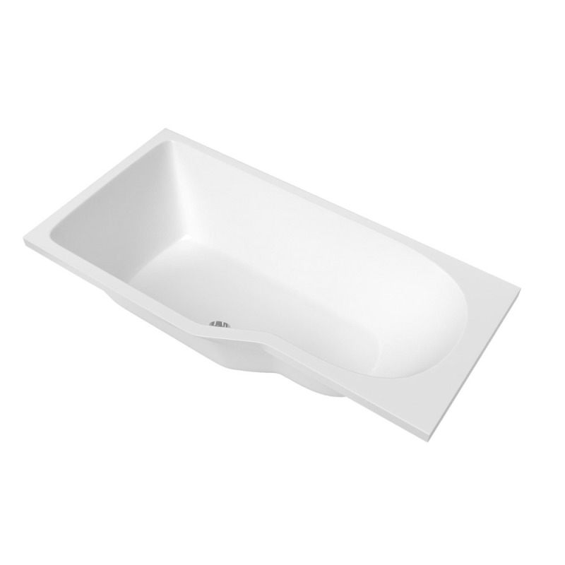 Siko Laguna Beata Plus Bañera y ducha asimétrica 160x80 cm acrílico ...