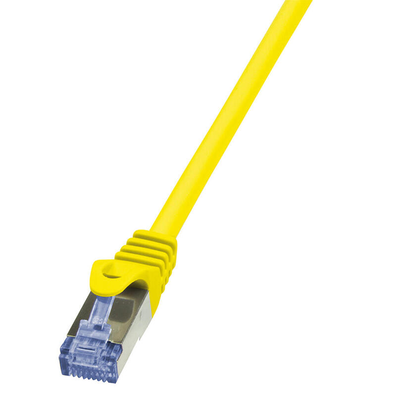 C ble r seau Logilink cat6a s/ftp awg26 pimf jaune1,00m | Leroy Merlin