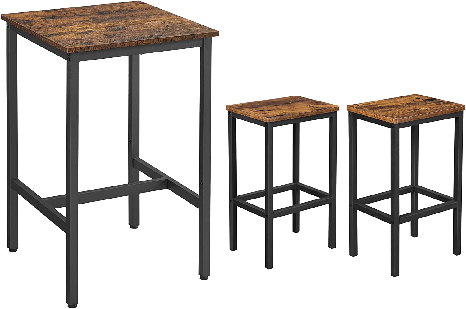 Ensemble Table De Bar Avec Tabourets, Table À Manger Avec 2 Chaises ...