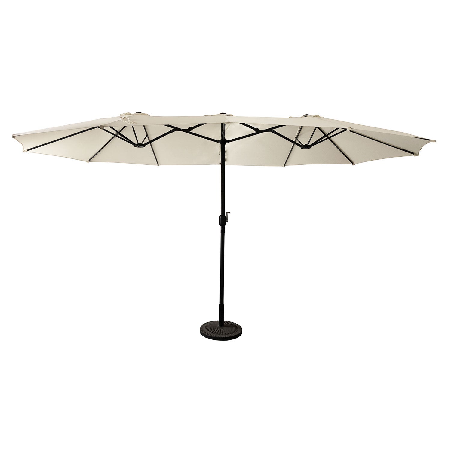 Parasol double 2,7x4,6m LINAI beige | Leroy Merlin
