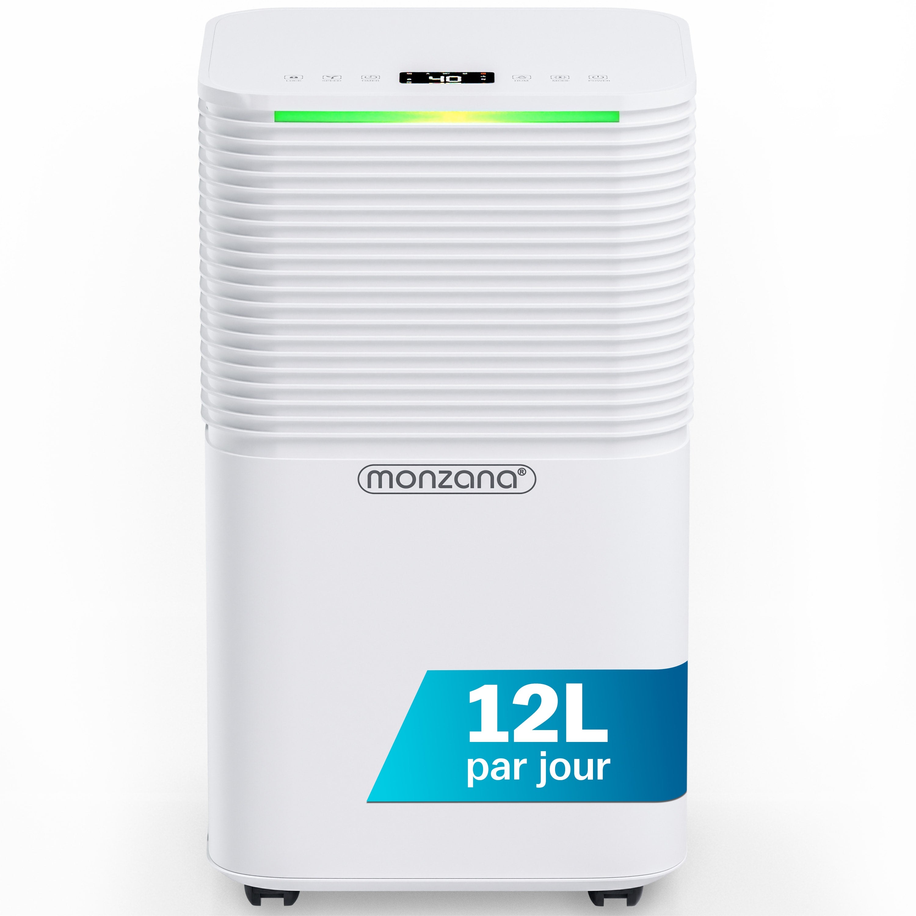 MONZANA® Déshumidificateur 12L/Jour Silencieux 38dB, Anti-Humidité ...