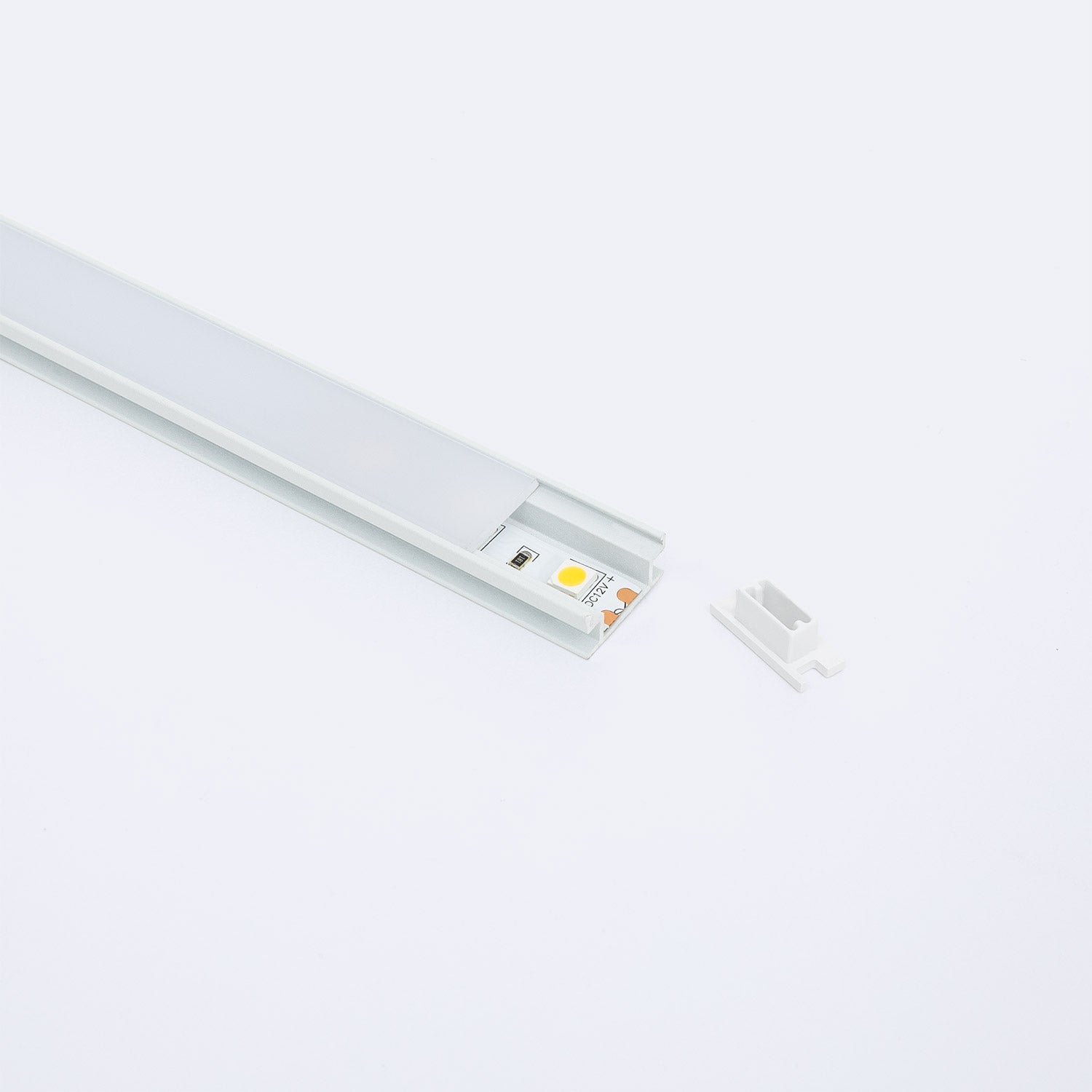 Ledkia - Perfil Aluminio Pisable Suelo para Tiras LED hasta 10 mm ...