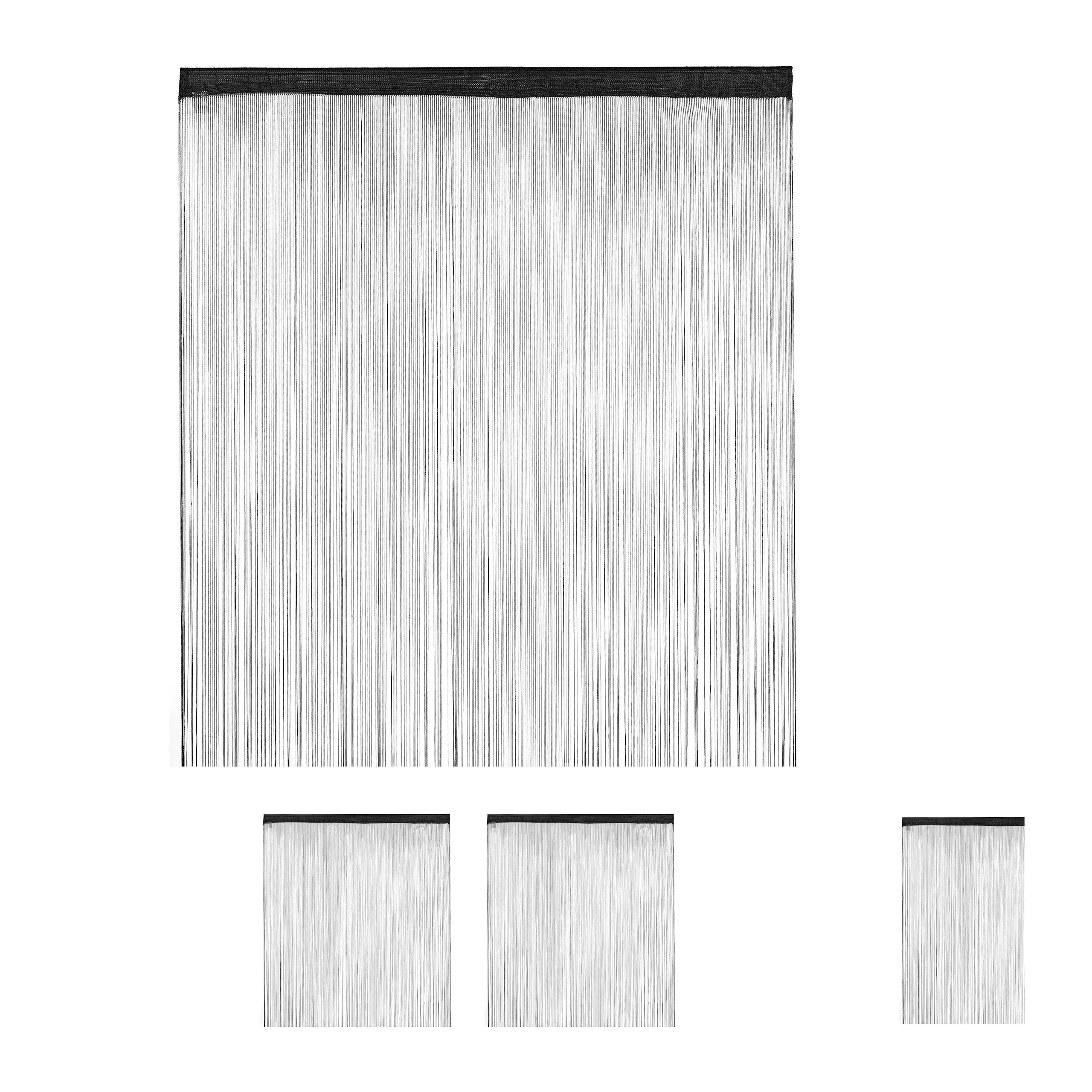 Rideau fils, lot de 3, rideau de porte ou fenêtre, 145 x 245, rideau ...