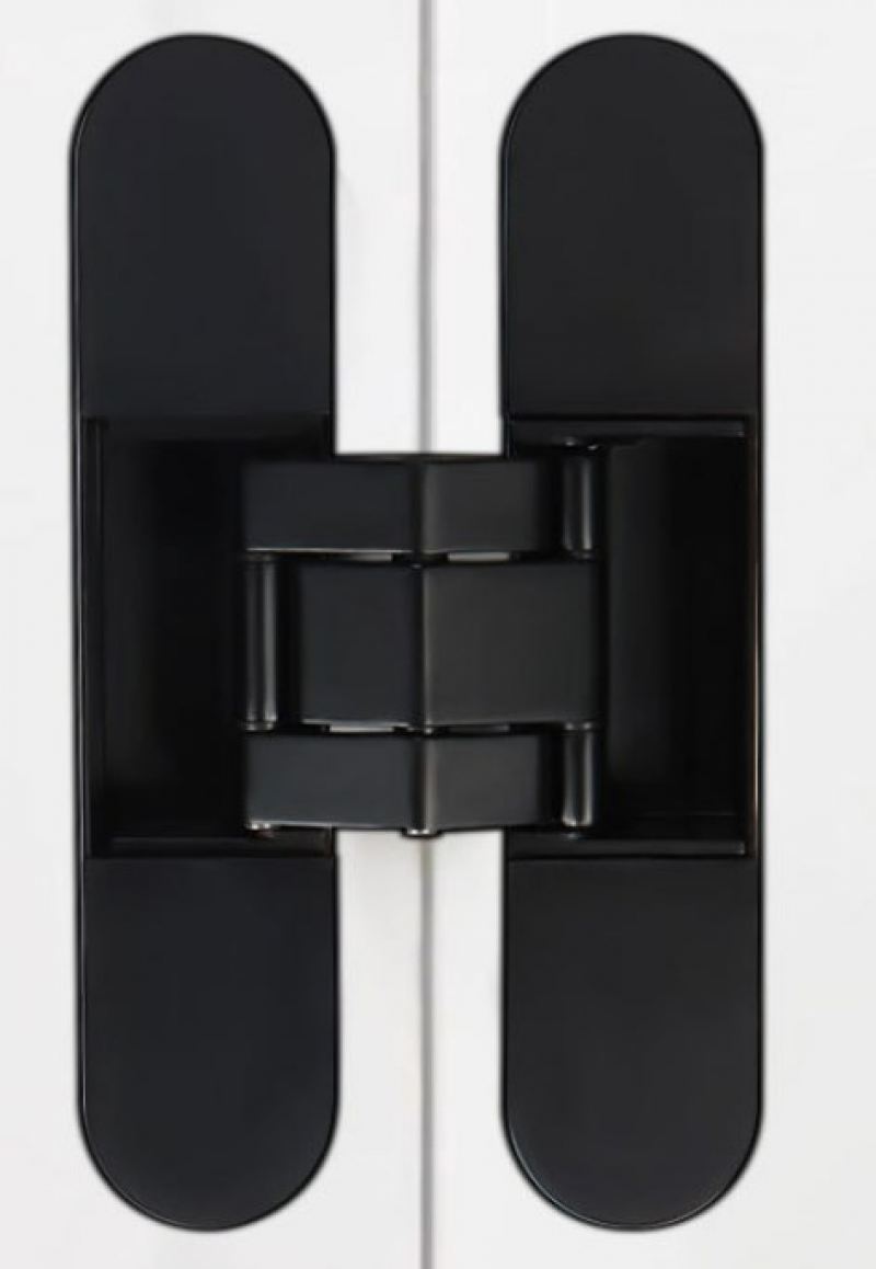 Charnière Invisible pour Portes,Noir, Lot de 1 charnières Invisibles ...