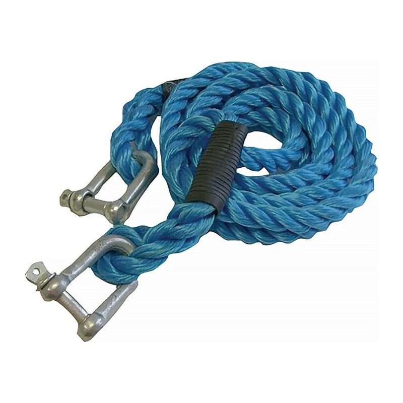 Câble de remorquage pour voitures 4 000 kg Manille polypropylène ...