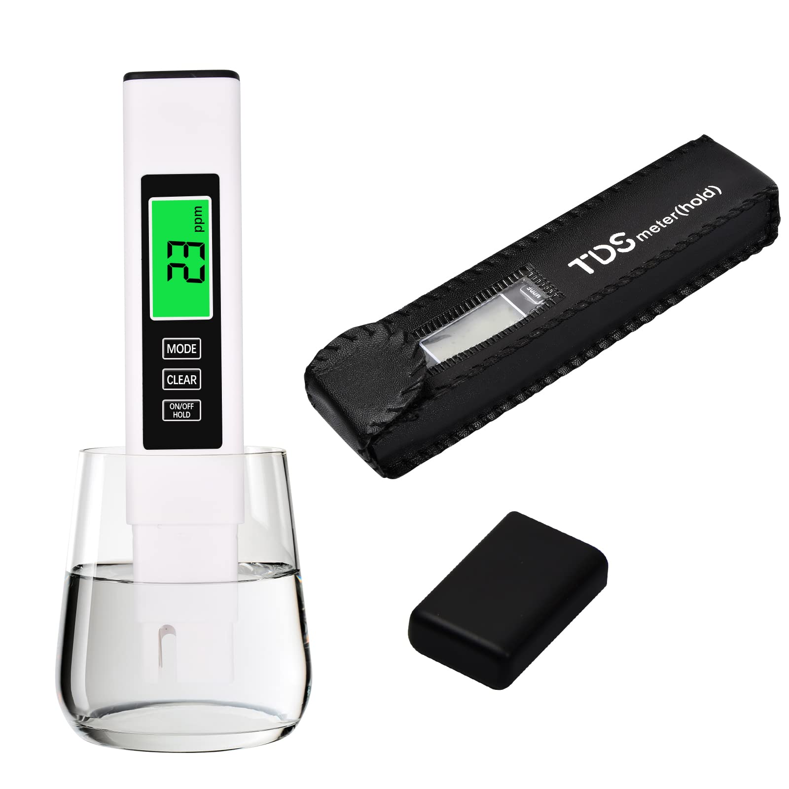 Probador de calidad del agua, medidor TDS 3 en 1, medidor EC, medidor de temperatura, rango de ...