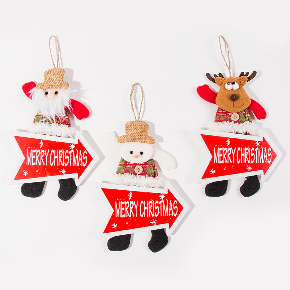Décoration de Noël MERRY CHRISTMAS 17 x 30 cm | Leroy Merlin