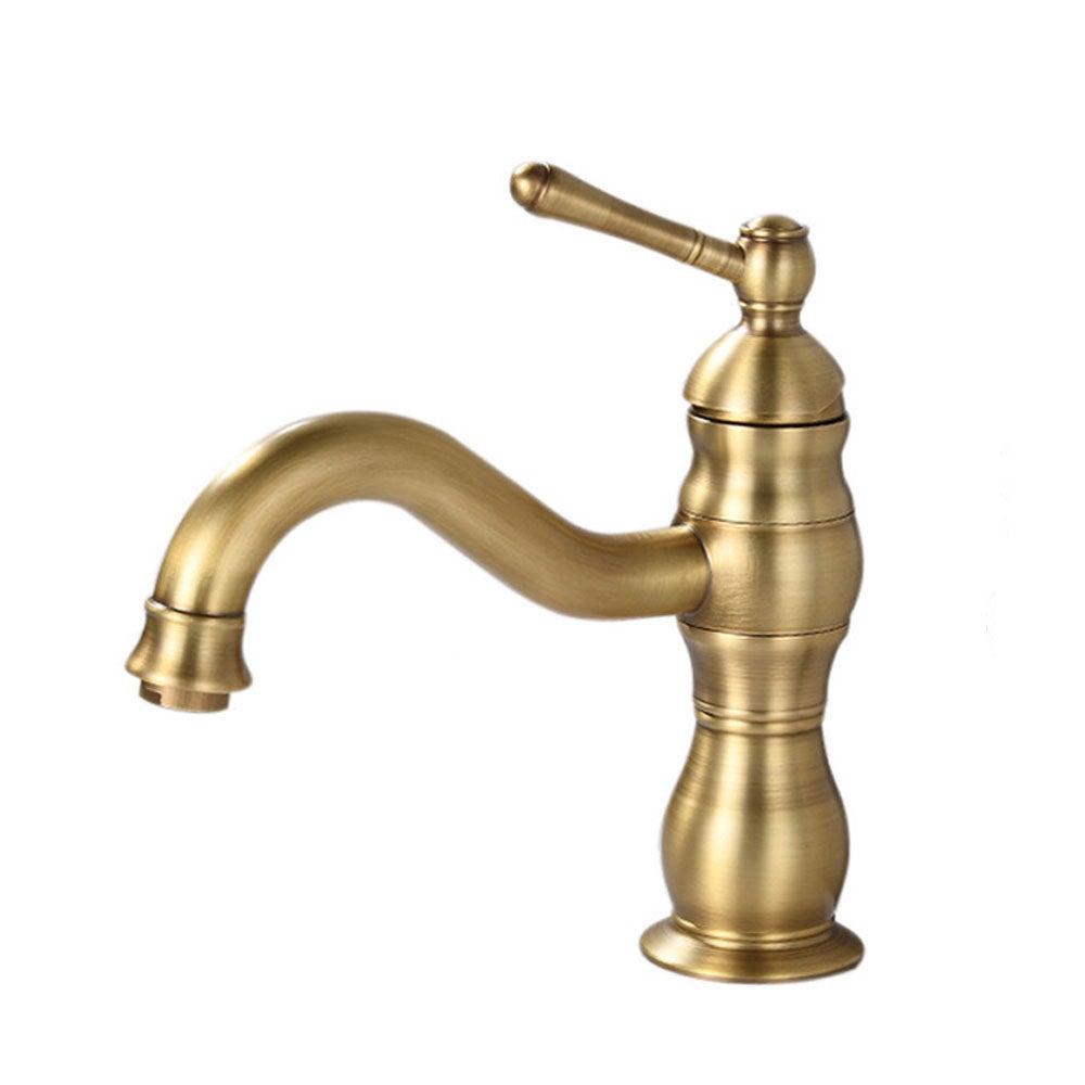 Rubinetto monocomando per lavabo in stile antico vintage, bocca ...